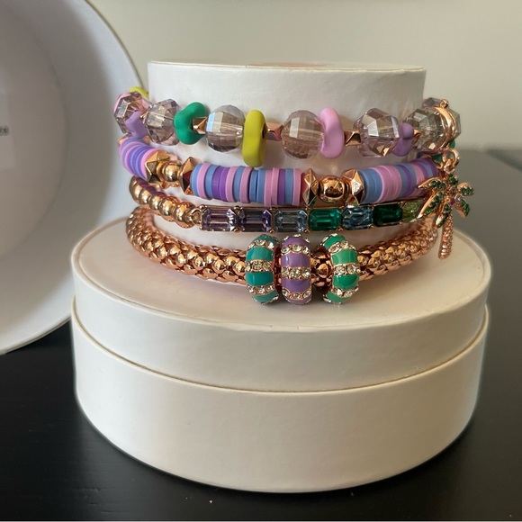 Bomb Party | Jewelry | Bp Palms Swaying In The Breeze Summer Stack | Poshmark